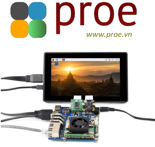 Dual Gigabit Ethernet Base Board Designed For Raspberry Pi Compute Module 4 Điện Tử Proe