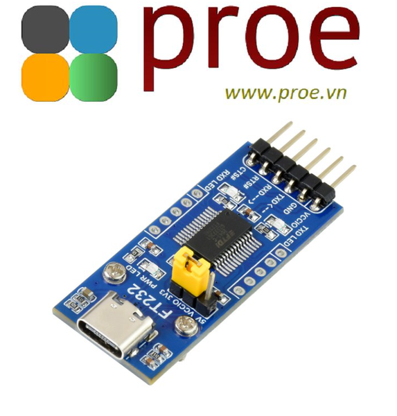 Ft232 Usb Uart Board Type C Usb To Uart Ttl Communication Module
