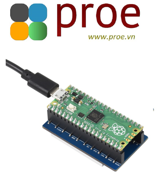 1.44inch LCD Display Module for Raspberry Pi Pico, 65K Colors, 128×128, SPI | Điện tử ProE