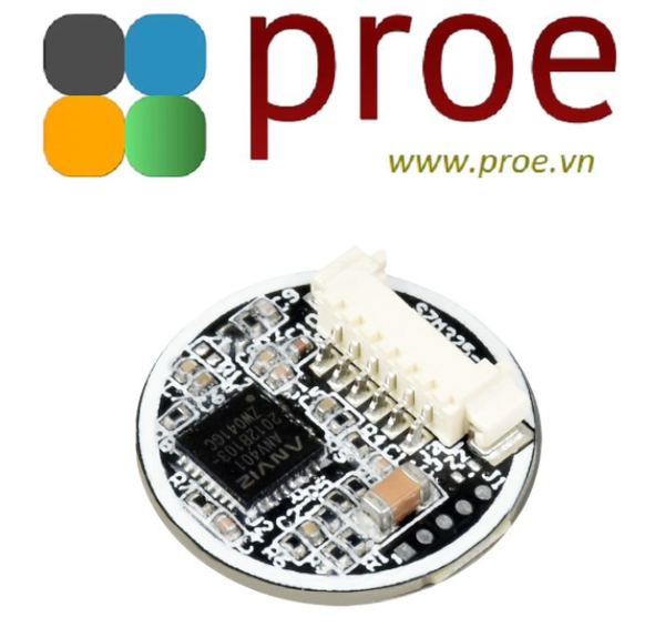 Round-Shaped All-In-One Capacitive Fingerprint Sensor (D), Cortex Processor, 360° Verification ...