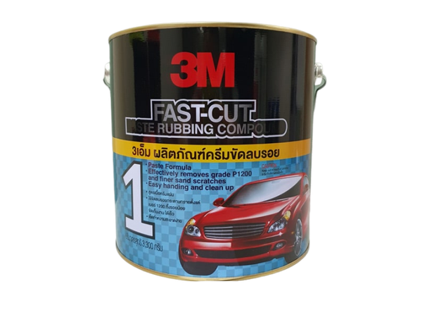 Xi đánh bóng 3M Thái Lan bước 1 3M Fast-cut xi mới 2021 3.300g Thái Lan chamsocxe ...