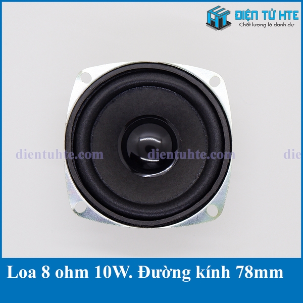 Loa 3 inch 10W 8 ohm 78mm x 78mm | Điện Tử HTE