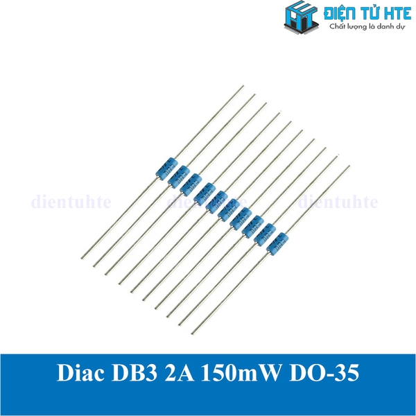 Diac DB3 chân cắm DO-35 | Điện Tử HTE