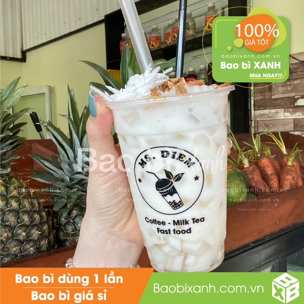 Ly nhựa Ms Diễm Coffee Milktea