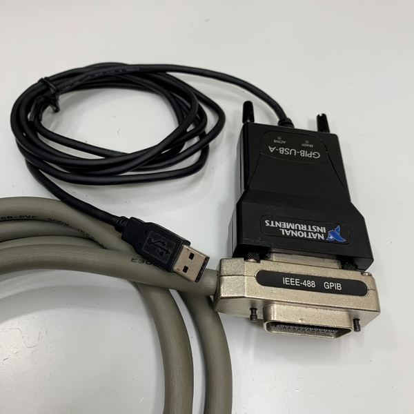 Combo National Instrument GPIB-USB-A GPIB Adapter Dài 2M 6.5ft + Cable IEEE 488 GPIB CN24 Male ...