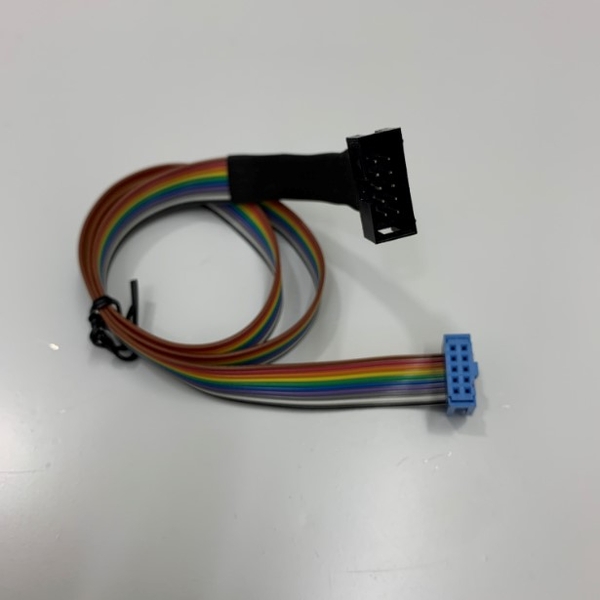 Cáp Kết Nối IDC 10 Pin Male to Female 2.54mm Pitch 2x5P Flat Rainbow Ribbon Cable Dài 1M For ...