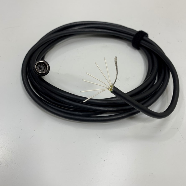 Cáp Dài 2M 6.5ft Communication RS232/RS422/RS485 Shielded Cable Connector MD6M to 6 Core Bare ...