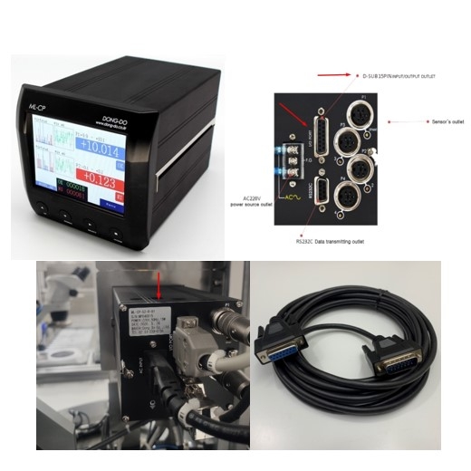 Cáp Máy Đo DONGDO TECH ML-CP-S2-A-B1 Digital Indicator Cable I/O Port D-SUB 15 Pin 2x Row Male ...