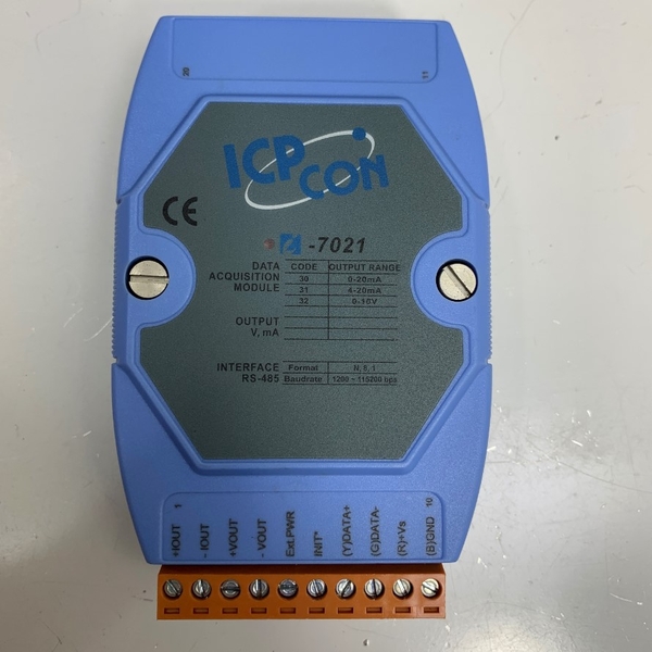 Bộ Chuyển Tín Hiệu RS485 Modbus ICP CON i-7021 Data 12-bit Channel Analog Output Module
