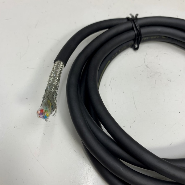 Cáp Điều Khiển Chuyển Động 2.5M 8.3ft Shielded Cable 10 Core x 0.25mm² TAIYO E67647-WH 24AWG 80 ...