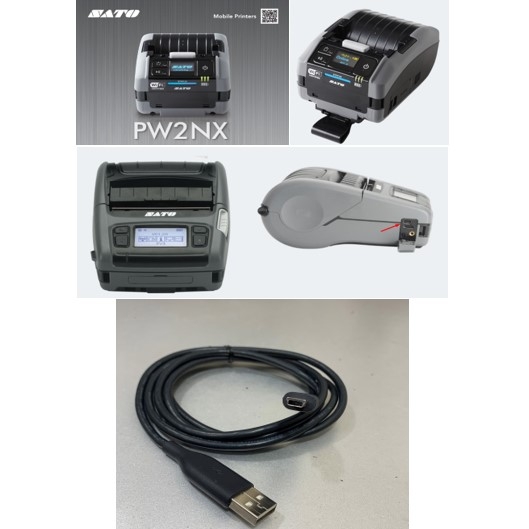 Cáp Máy In Mã Vạch Di Động SATO USB 2.0 Type A to Mini B Cable Dài 1.2M For SATO PV3, PW2NX ...