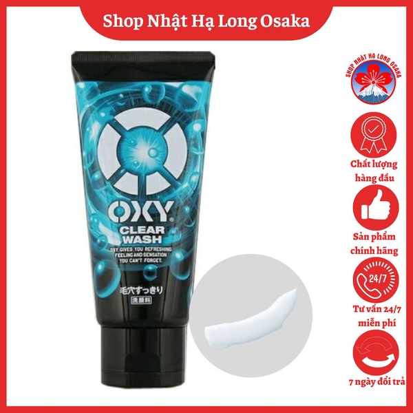 SỮA RỬA MẶT CHO NAM OXY CLEAR WASH 130G - 4987241162628 Hộ kinh doanh Shop Nhật Hạ Long Osaka