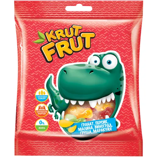 Kẹo dẻo trái cây Krut Frut 70g | Can.D Confectionery