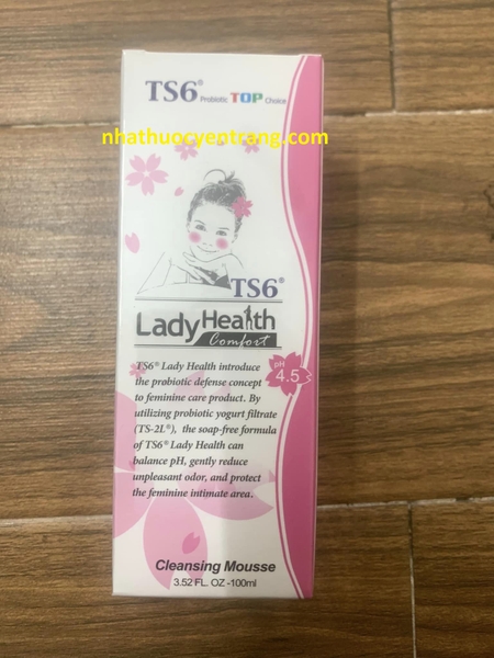 Dung dịch vệ sinh TS6 Lady Health 100ml | nhathuocyentrang