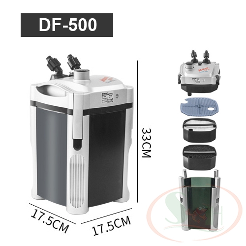 Lọc thùng Atman DF 500, 700, 1000, 1300 canister filter - Shrimp Home