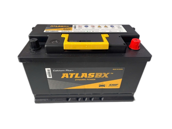 Ắc Quy Atlas Din 80ah - MF58043 (12v - 80ah) Ắc Quy Gia Phát