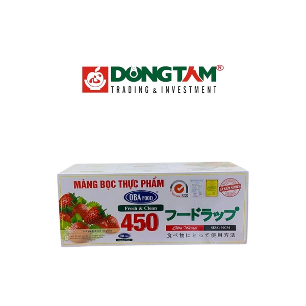 Màng bọc thực phẩm OBA 450 - 30cm x 250m x 6hộp / thùng CÔNG TY TNHH ĐẦU TƯ VÀ THƯƠNG MẠI ĐỒNG TÂM