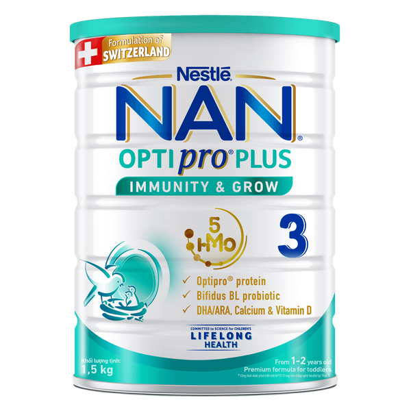 Sữa Nan Thuỵ Sĩ Optipro 3 1,6kg Mẫu Mới (1-2 Tuổi) | Sữa bột cao cấp, chất lượng ...