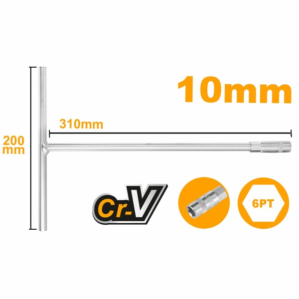 Chìa vặn chữ T 8-10-12-14-17mm INGCO 8mm - 17mm
