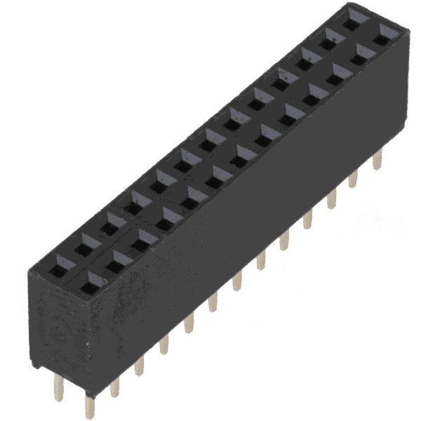 Lược cái vuông đôi 2.54mm – https://dientubachviet.com/