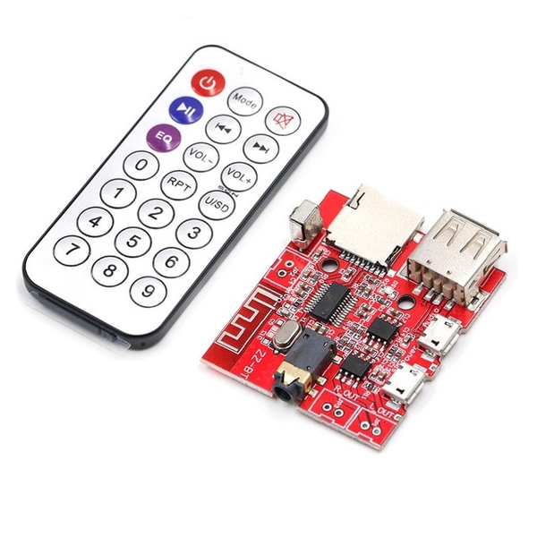 Mạch loa BLUETOOTH 4.1 3W*2 + remote – https://dientubachviet.com/