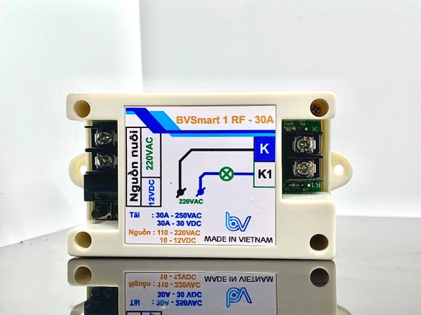 Bộ điều khiển BVSmart 1 RF 30A (1C7) – https://dientubachviet.com/