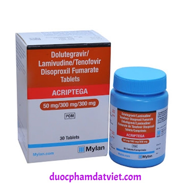 Acriptega Arv Mới Nhất điều Trị Hiv Công Ty Cổ Phần Dược Phẩm Đất Việt