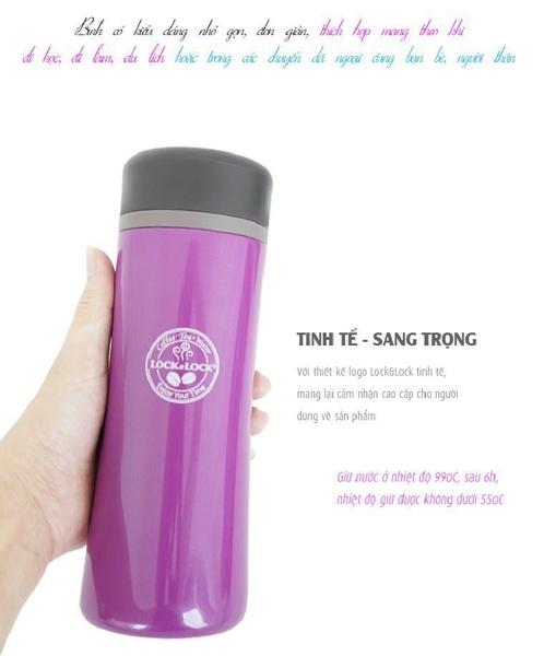 Bình giữ nhiệt lock&lock 370ml - bình giữ nhiệt inox lock&lock 370ml Khánh Phương Shop