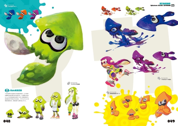 Splatoon Ikasu Artbook Vol 1