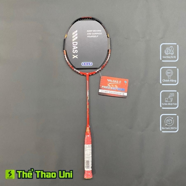 Vợt Cầu Lông DAS X Red Devil 888 Khung Carbon TheThaoUni