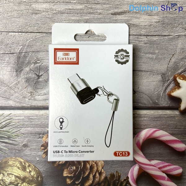 Jack Chuyển Micro Sang Typec, Micro Sang Lightning, Lightning Sang Typec Earldom TC13, Earldom ...