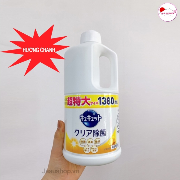 Nước Rửa Bát Kyukyuto Kao 1380ml – HÀNG NHẬT ÚC NỘI ĐỊA