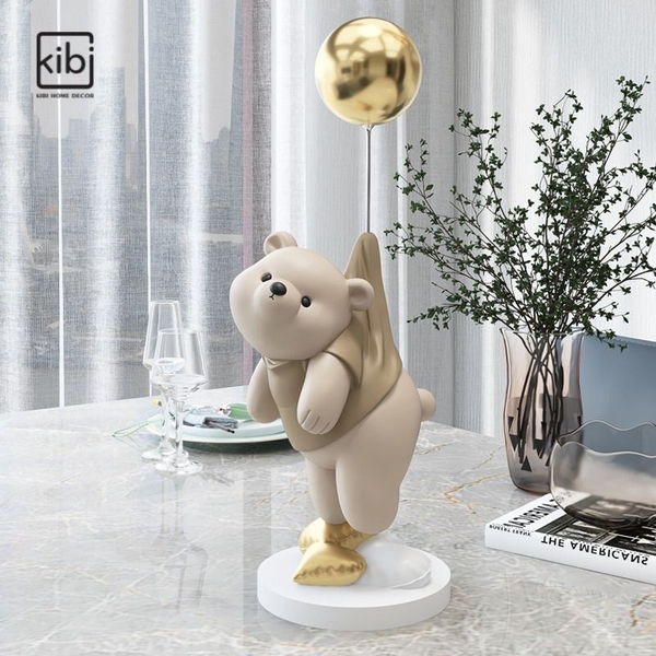 TƯỢng DÉcor GẤu BÉo ĐỂ BÀn Kibi Home Decor