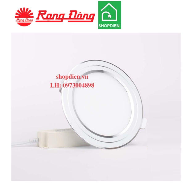 Đèn downlight âm trần đổi màu 12W D135 Rạng Đông PT05 ĐM 135/12W viền vàng / bạc CÔNG TY TNHH ...