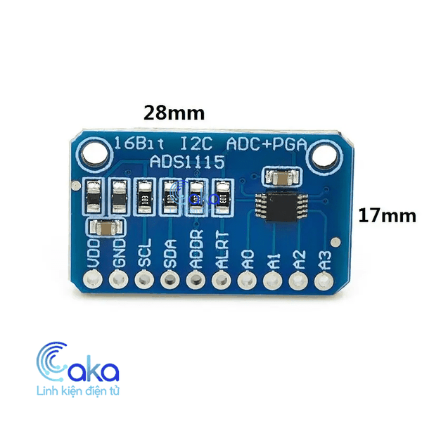 Mạch Chuyển Đổi 16 Bit I2C ADS1115 ADC PGA - Linh Kiện Điện Tử TPHCM - Chuyên cung cấp linh kiện ...