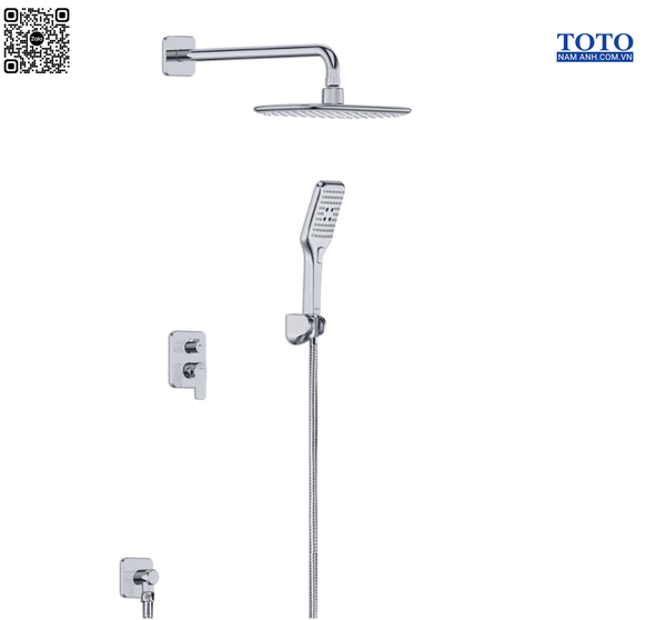 Sen tắm âm tường nóng lạnh màu đen JOMOO 37311-636/DBC-1 chính hãng, giá rẻ TOTO NAM ANH