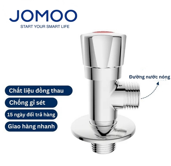 Van góc chữ T JOMOO 74080-306/1C-I011 TOTO NAM ANH