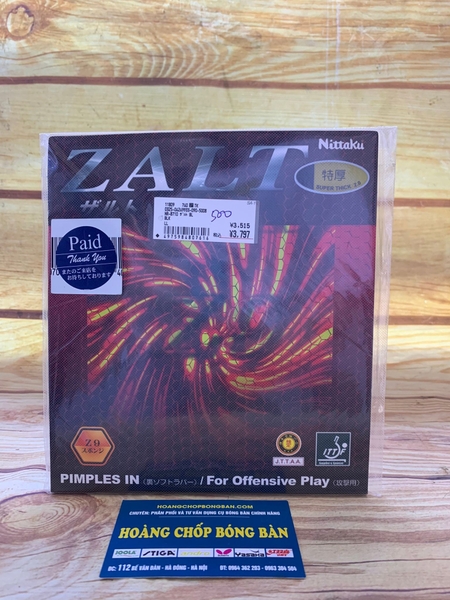 Nittaku ZALT- Hoàng Chốp bóng bàn Hoangchopbongban.com