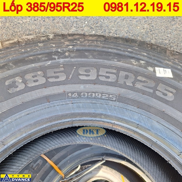 LỐP CẨU ADVANCE 385/95R25 (14.00R25) GLB05 BỐ THÉP CÔNG TY TNHH MÁY VÀ DỊCH VỤ DKT VIỆT NAM
