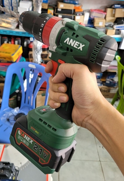Máy khoan pin không chổi than ANEX AN-13A 21V | CÔNG TY TNHH THƯƠNG MẠI ĐIỆN MÁY HỒNG ÂN