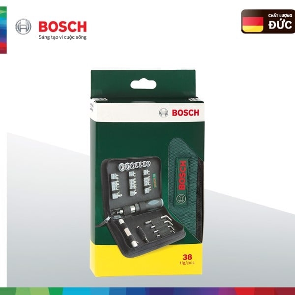 Bộ vặn vít đa năng Bosch 38 món - Công ty TNHH PUMPTECH VIETNAM