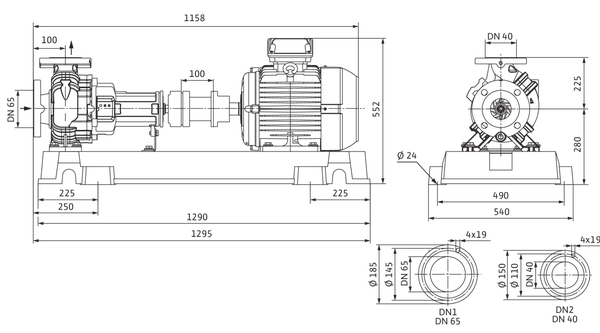 Bơm Atmos GIGA-N 40/250-11/2 - Công ty TNHH PUMPTECH VIETNAM