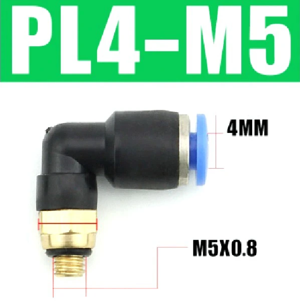 Co nối nhanh khí nén- Ren ngoài PL4-M5 - Công ty TNHH PUMPTECH VIETNAM