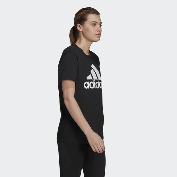 Áo Phông Adidas Chính Hãng - Boyfriend Logo Essentials Tee - Đen | JapanSport GL0781 Japan Sport