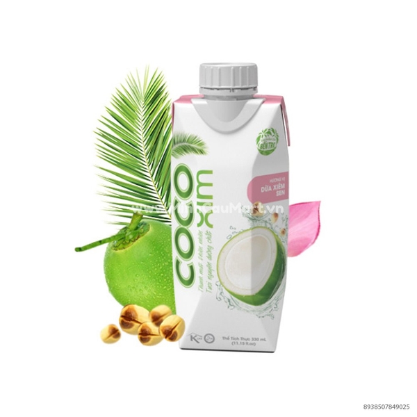 Nước dừa xiêm sen Coco xim 330ml Siêu thị tự chọn Sun H Mart