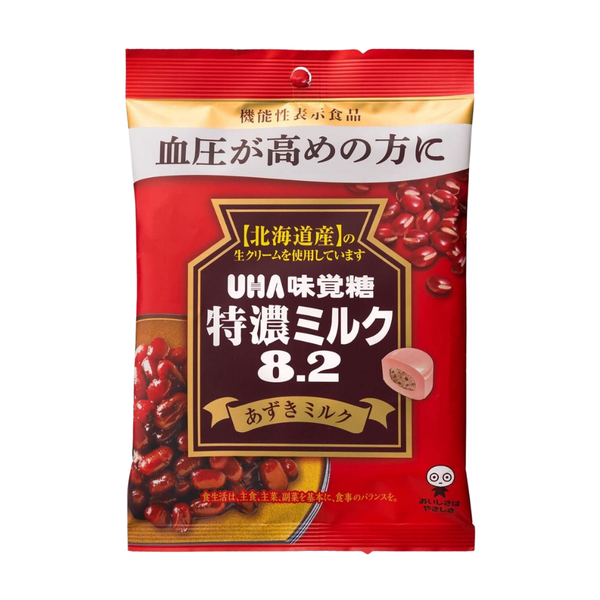 Kẹo Sữa Nhân Đậu Đỏ UHA Tokuno Milk 8.2 Konni39 Phú Hòa