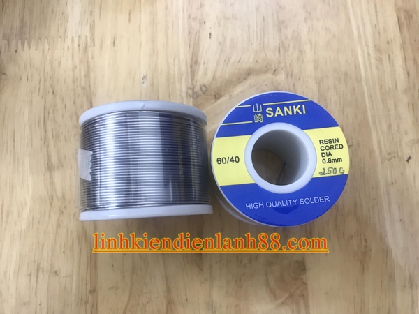 Thiếc Hàn SANKI 0.8mm 250g Mới Linh Kiện Điện Lạnh 88
