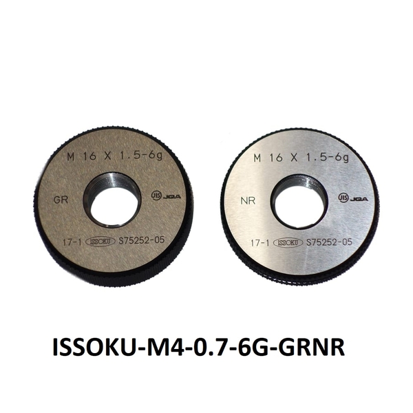 Dưỡng Kiểm Ren Ngoài trục vít giới hạn ISSOKU M4-0.7-6G-GRNR - Etech