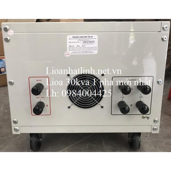 ỔN ÁP LIOA 30KVA - 30KW SH 30000 II ĐỜI MỚI 2024-2025, DÂY ĐỒNG 100%