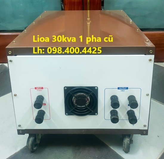 ỔN ÁP LIOA 30KVA - 30KW CŨ DẢI 150V - 250V SH - 30000 THANH LÝ GIÁ RẺ